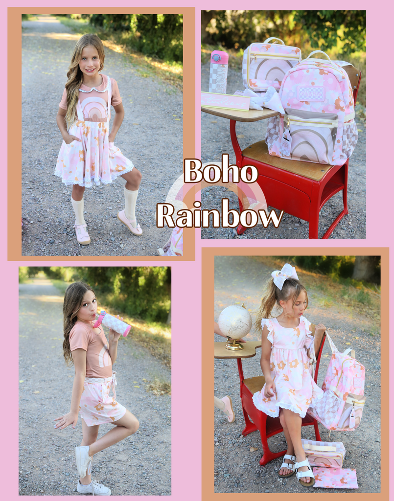 2024 M2M Backpacks - CLOTHING COLLECTIONS/ Boho Rainbow – Royal Roe LLC