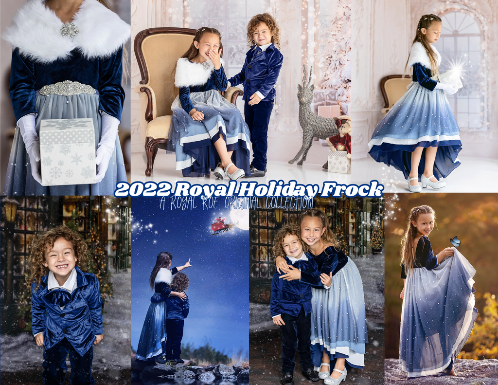 💙 2022 Royal Holiday Frock 💙 – Royal Roe LLC